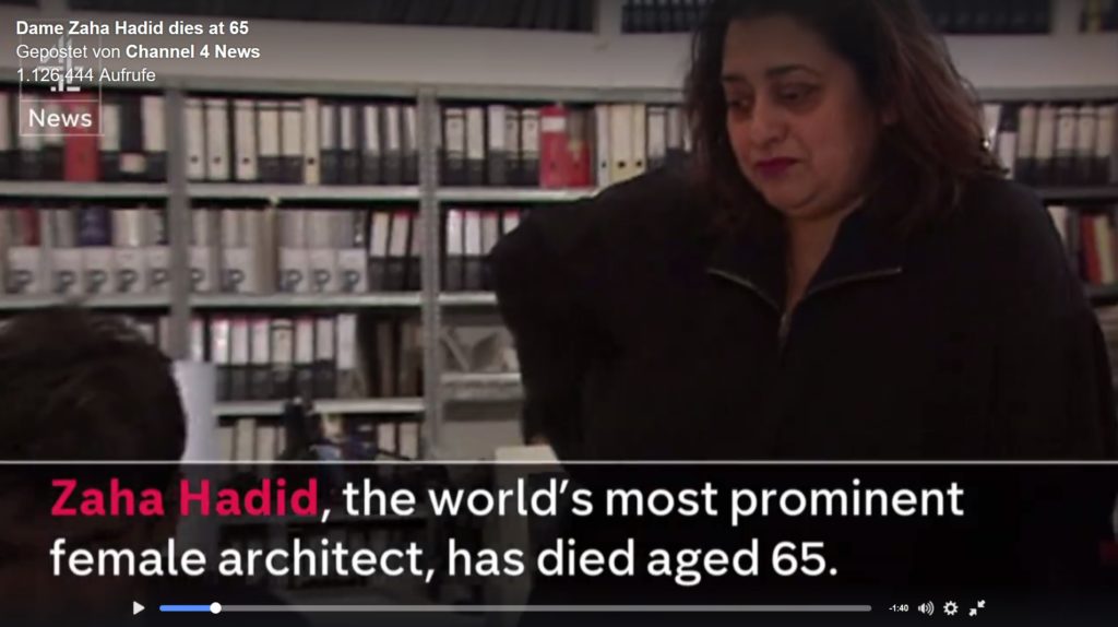 Zaha Hadid is the most prominent femal archtict in the World – Iraqi ...